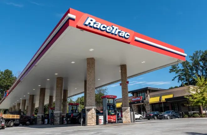 RaceTrac Gas: Unleaded, Diesel, Premium, E85, E0 (ethanol free).